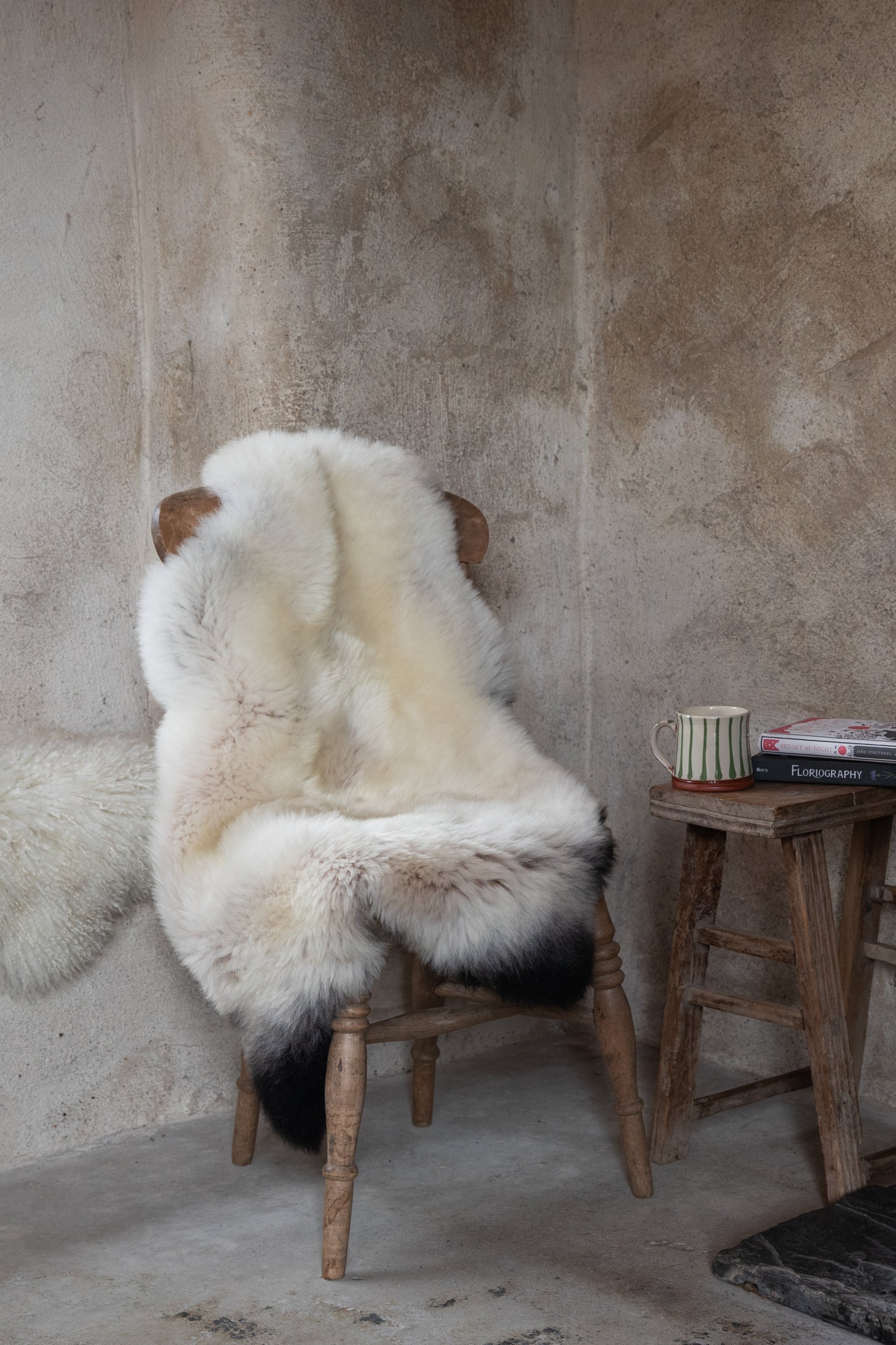 Badger Face Sheepskin Rug – The Dartmoor Shepherd
